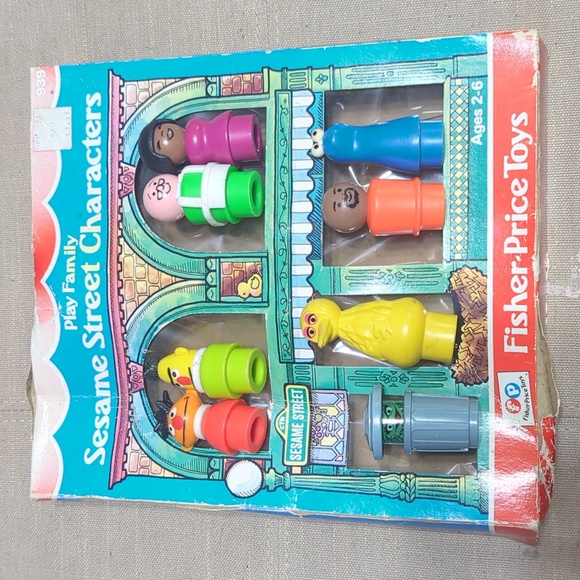 Sesame Street | Toys | Vintage Fisher Price Play Family Sesame Street ...